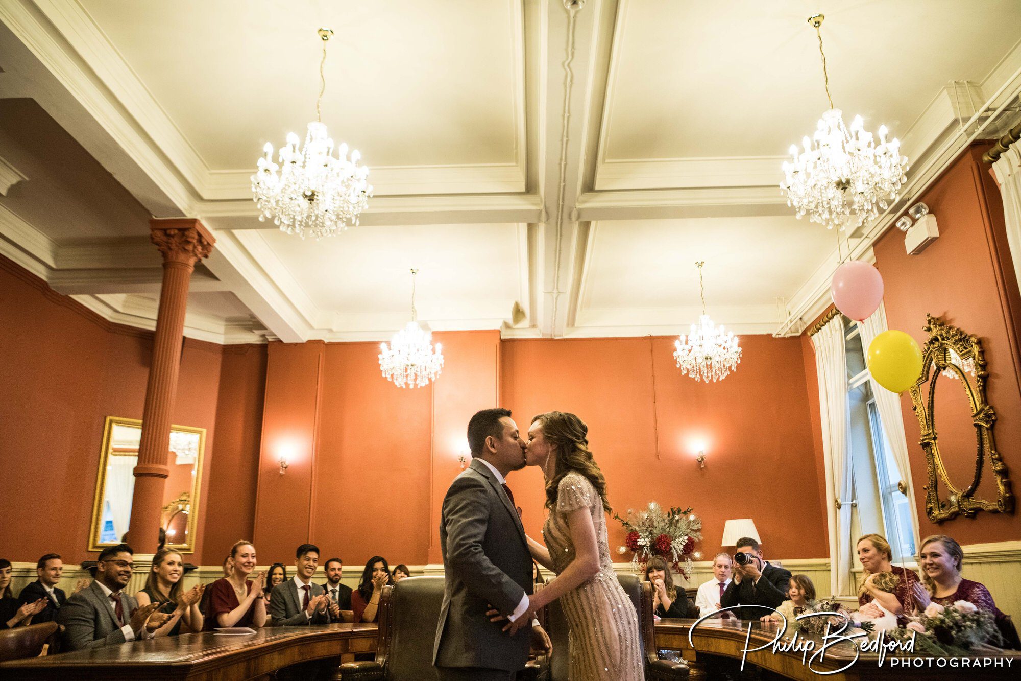 Brighton Town Hall Wedding - Bethany & Bishwas' Magical Winter Wedding